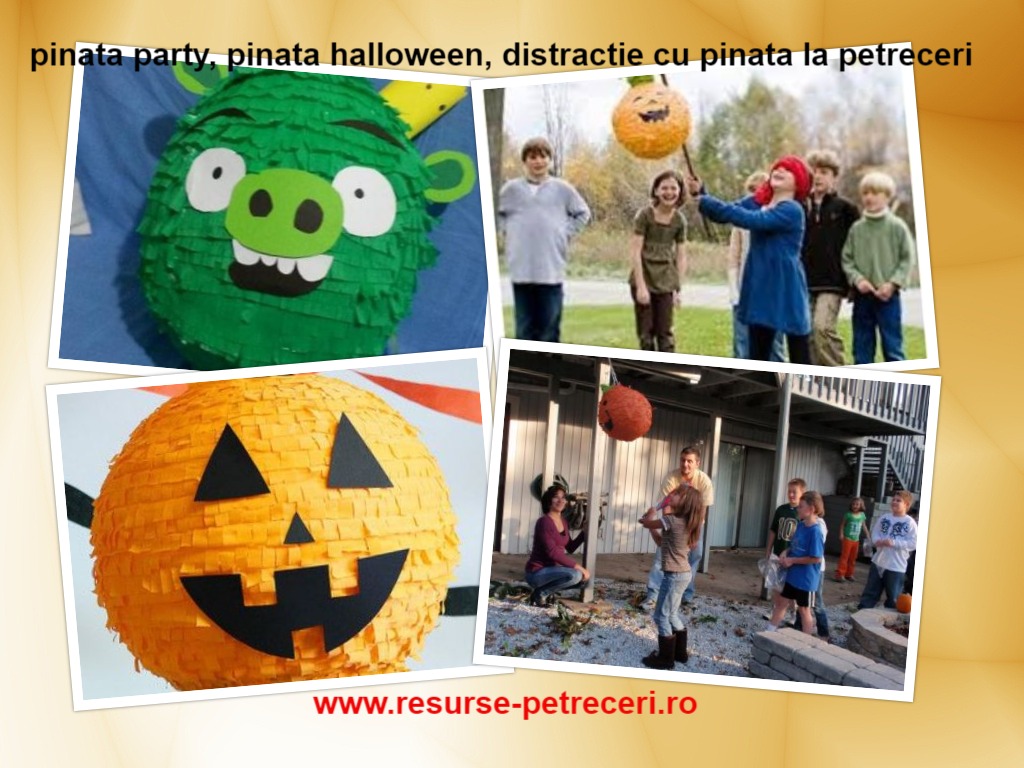 pinata party, pinata halloween, distractie cu pinata la petreceri ...