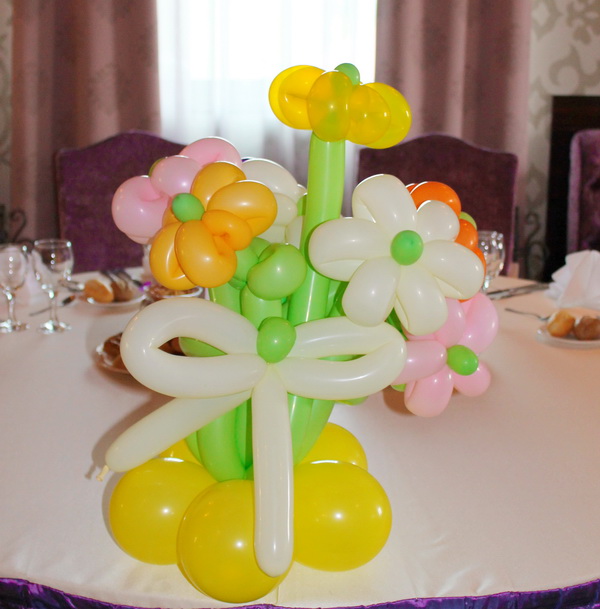 decor baloane cu flori pentru botez, Resurse de Petreceri